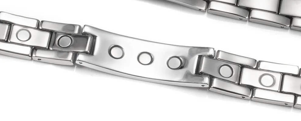 Medical Alert ID Magnetic Pure Titanium Bracelet – Magnetic Therapy ...